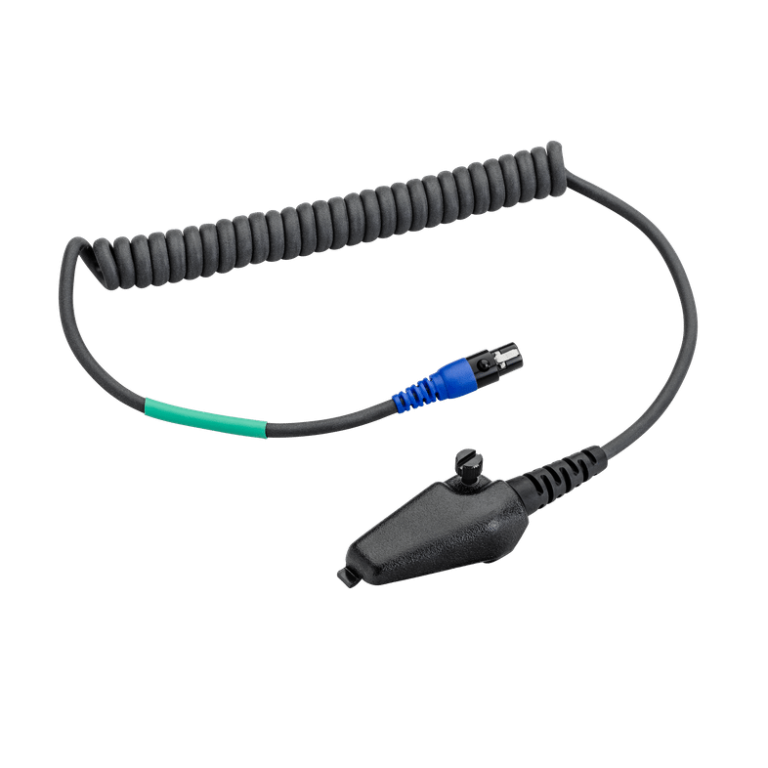 3M Peltor FLX2-107 Kenwood Multipin NX5000 Ex Radio Downlead Cable for ...
